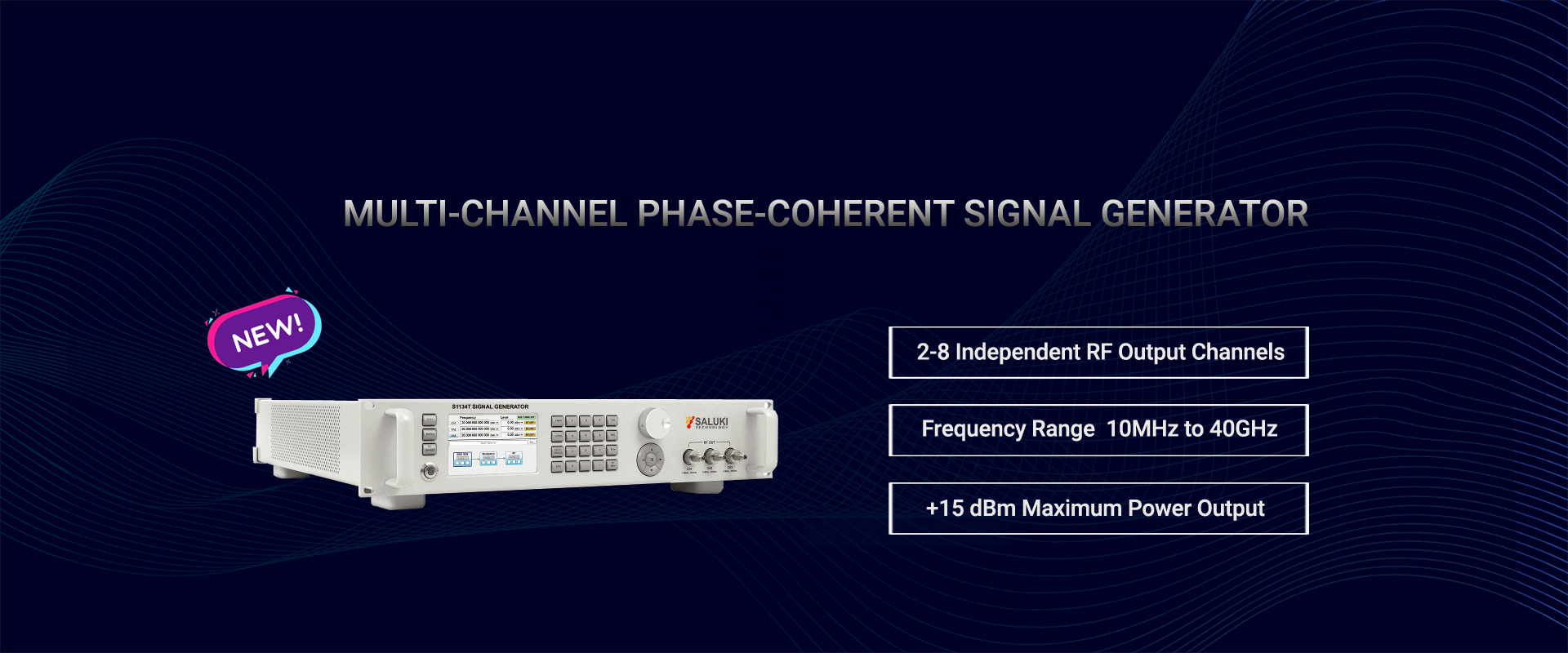 Saluki | Signal Analyzer | Signal Generator | Network Analyzer | SSPA ...