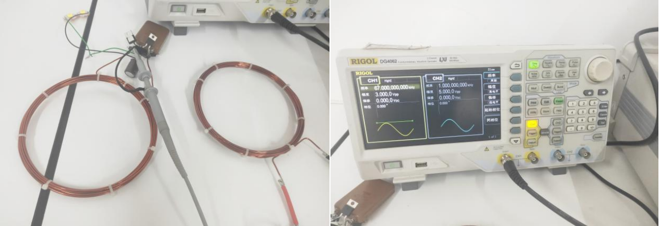 Power amplifier drive coil realizes LED light lighting test - SALUKI